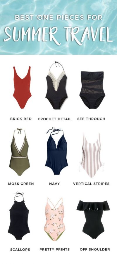 My Favorite One Piece Swimsuits for Summer Travel – There She Goes Again